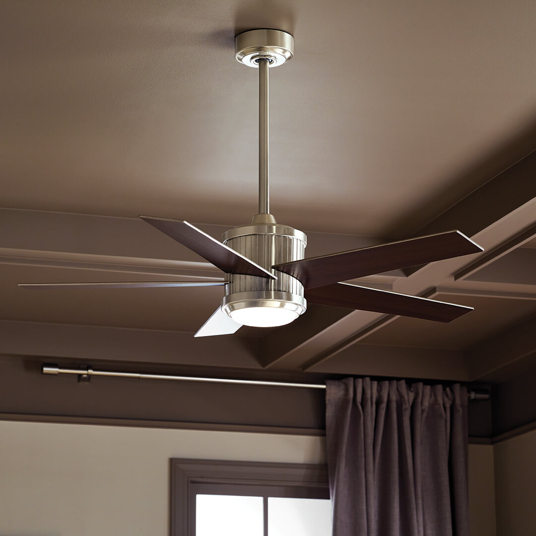 48" Brahm Ceiling Fan Stainless Steel | Kichler Lighting