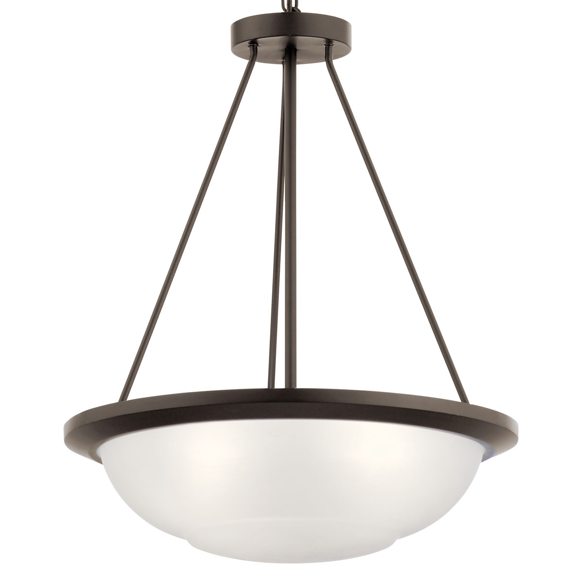 Ritson 3 Light Inverted Pendant Bronze | Kichler Lighting