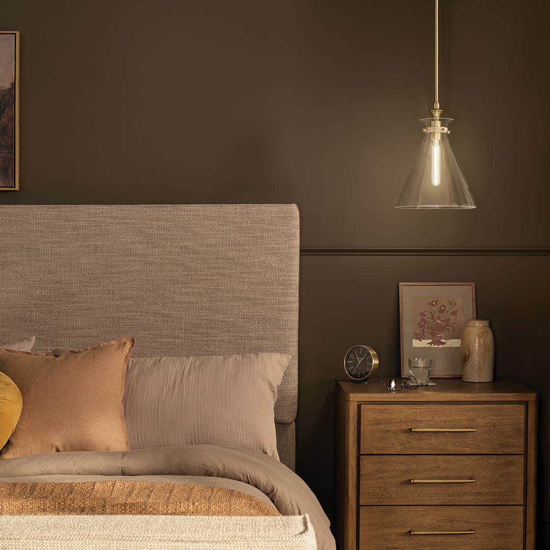 Laria 10.5" 1 Light Pendant in Bronze | Kichler Lighting