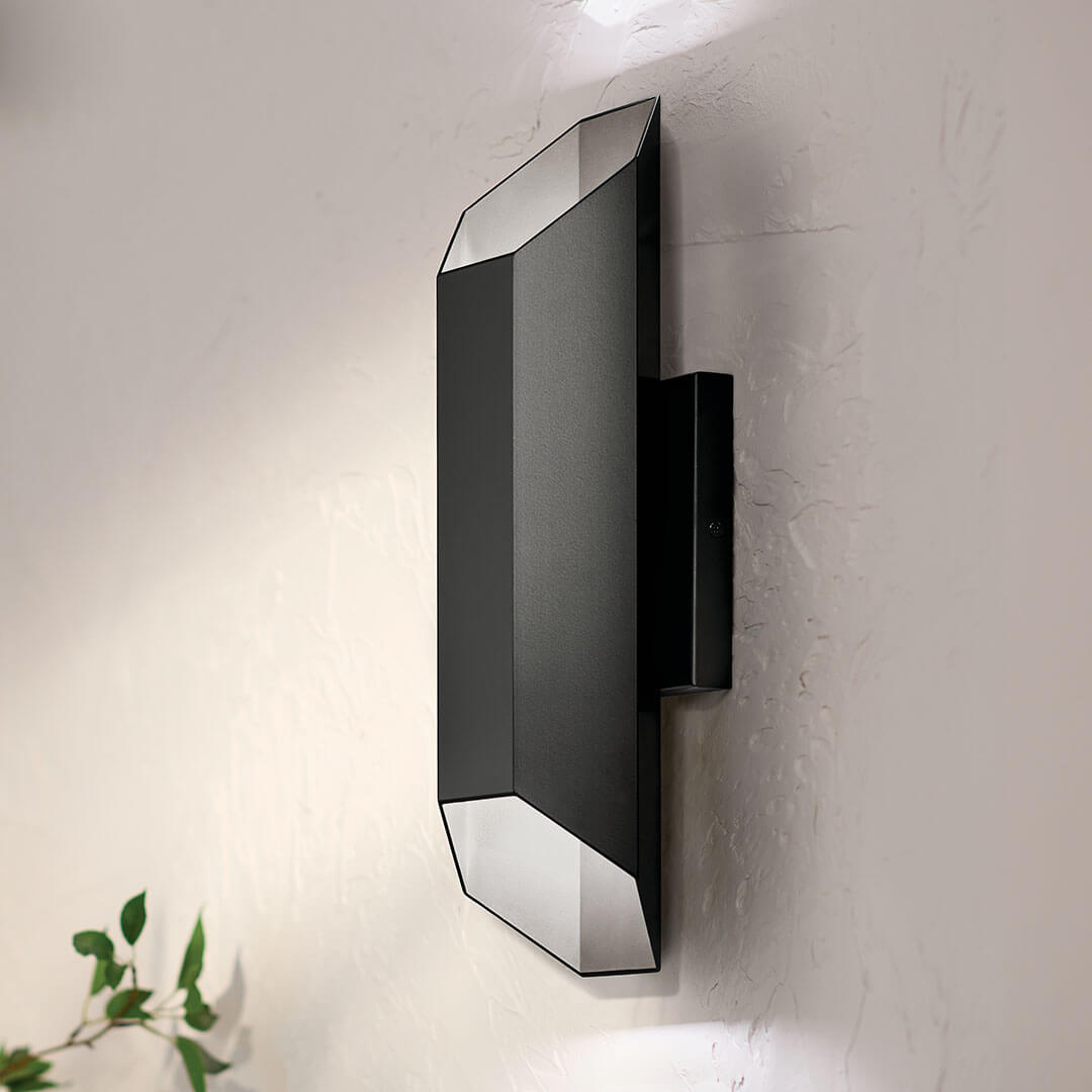 Estella 16.5" 2-Light Wall Light in Black | Kichler Lighting