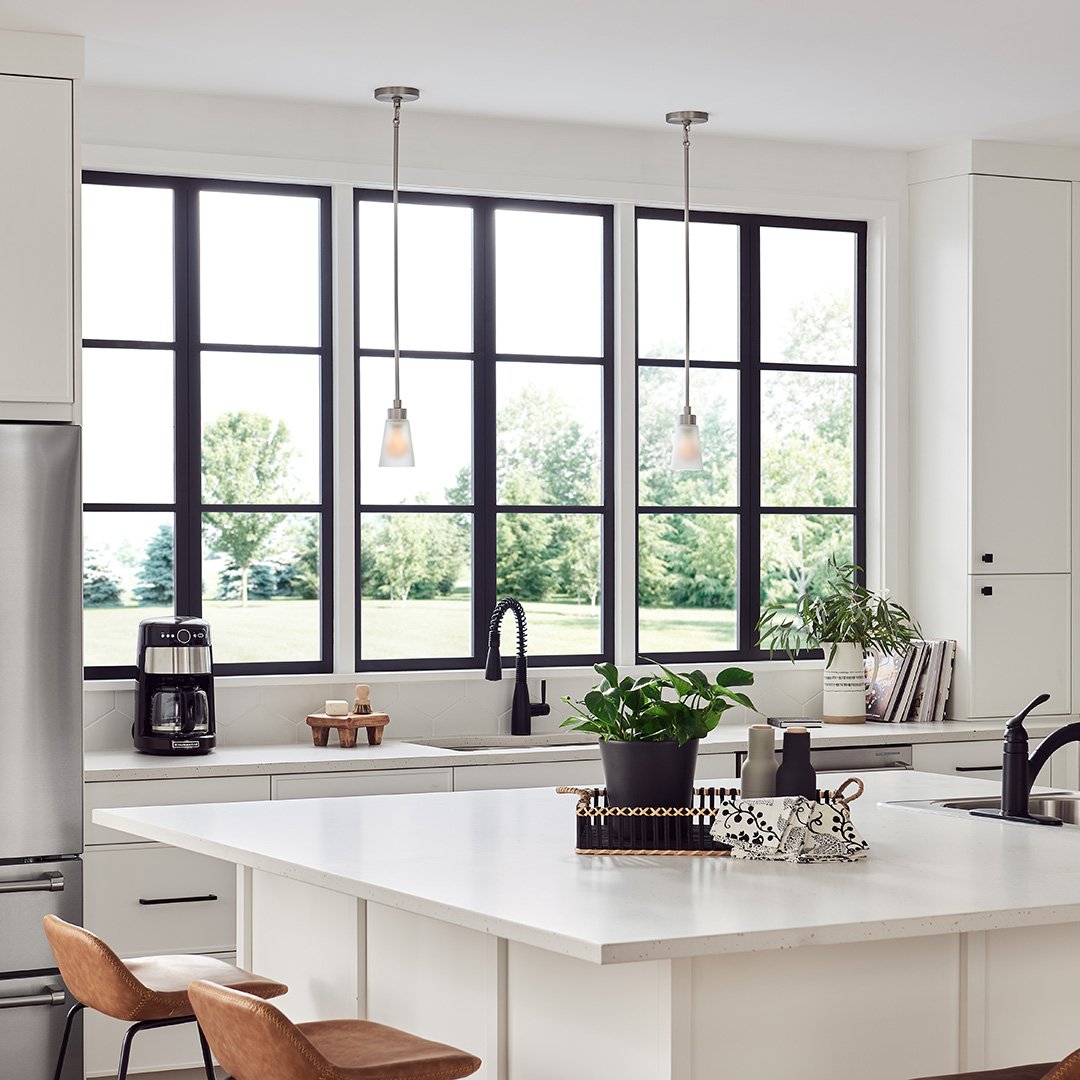 Erma 4.25" Mini Pendant Brushed Nickel | Kichler Lighting