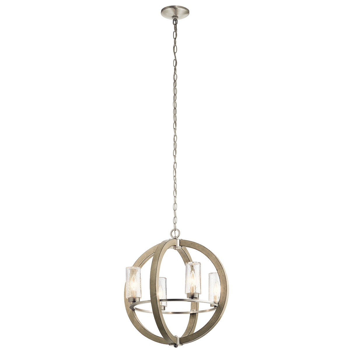 Grand Bank 20" 4 Light Chandelier Gray | Kichler Lighting