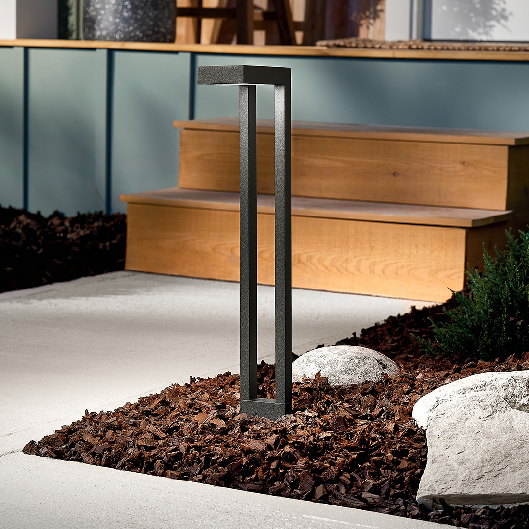 Two Arm Path Light in Black Brass | Kichler Lighting