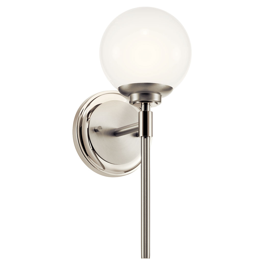 Benno 13.75" 1 Light Wall Sconce Nickel | Kichler Lighting