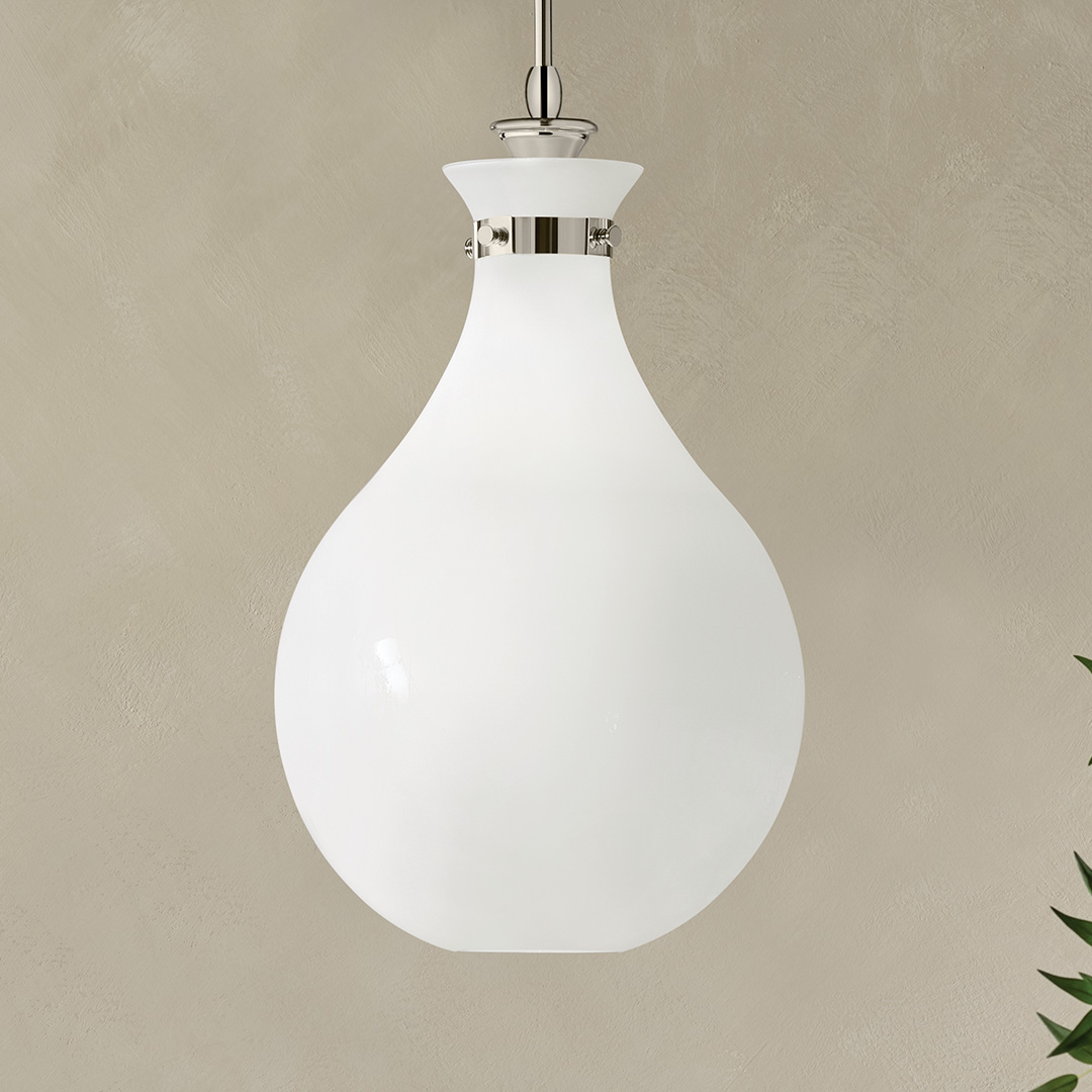 Laria 14" 1 Light Pendant Nickel | Kichler Lighting