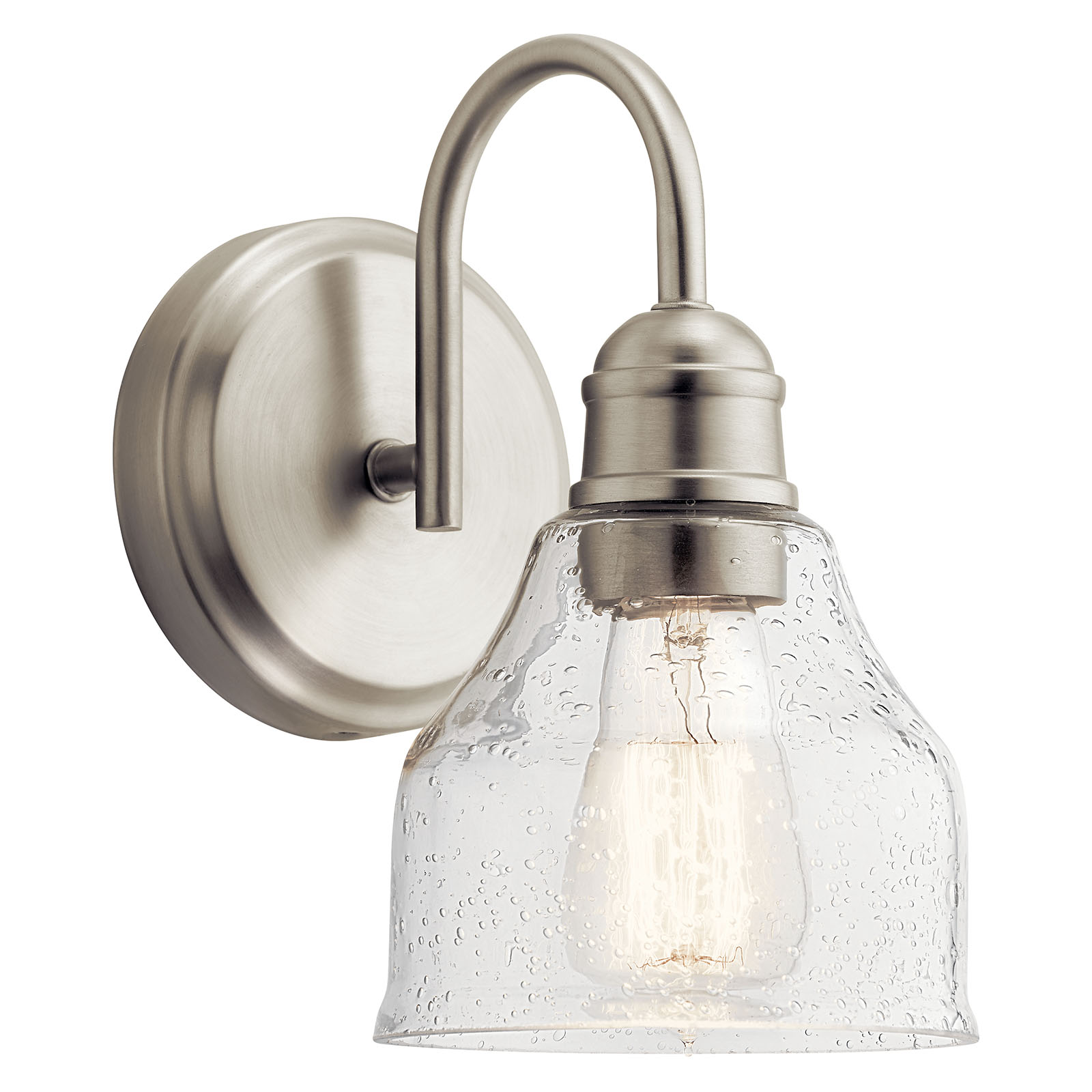 Avery 9.25" 1 Light Vanity Light Nickel | Kichler Lighting