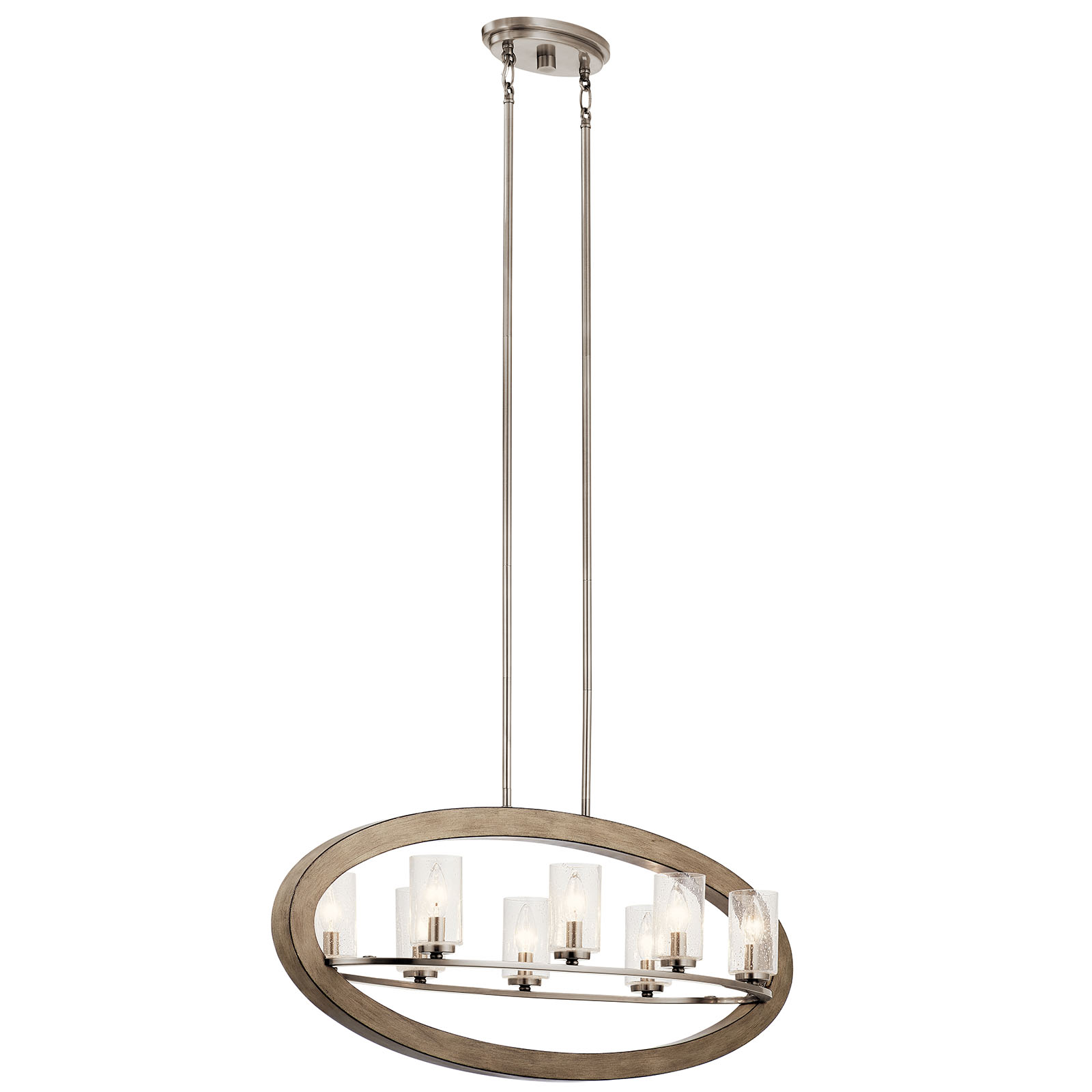 Grand Bank 54" Oval Chandelier in Gray | Kichler Lighting