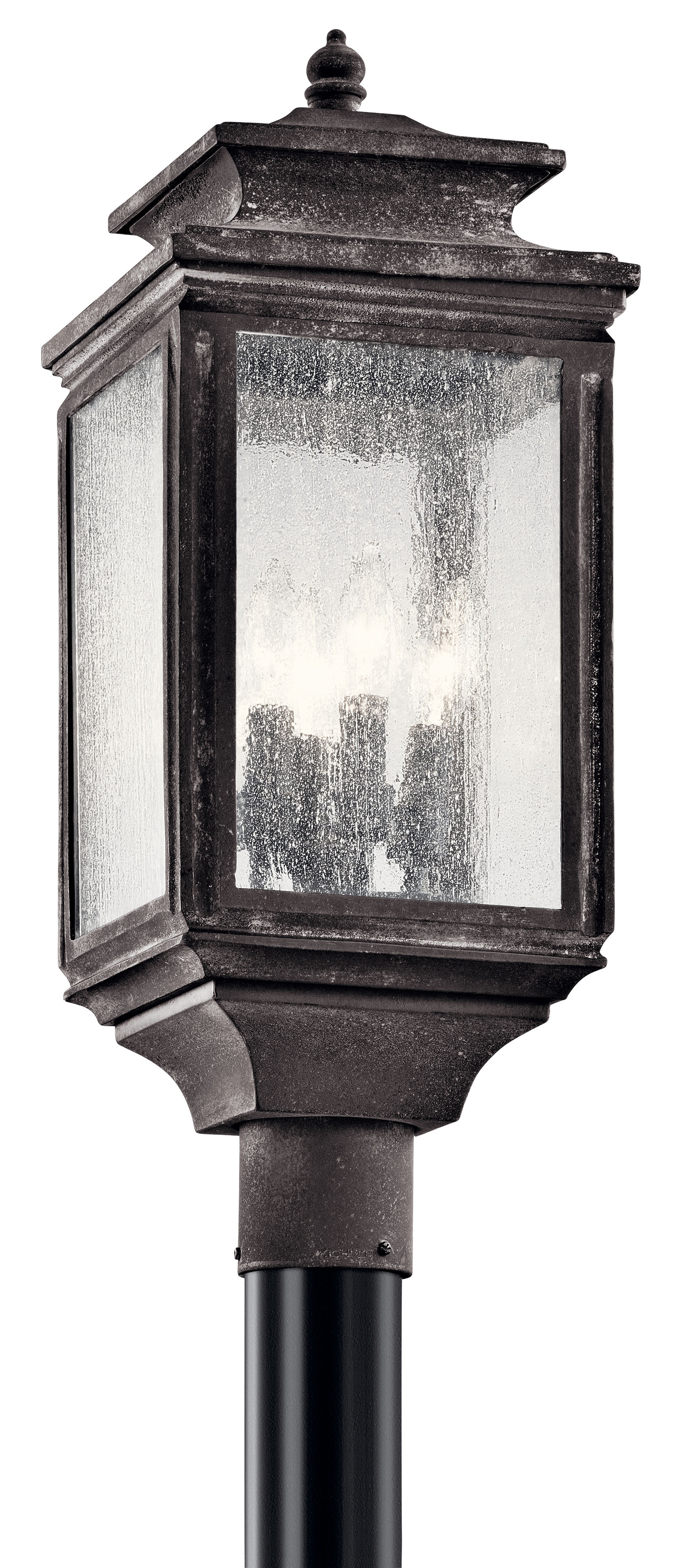 Wiscombe Park 23.25" Post Light Zinc | Kichler Lighting