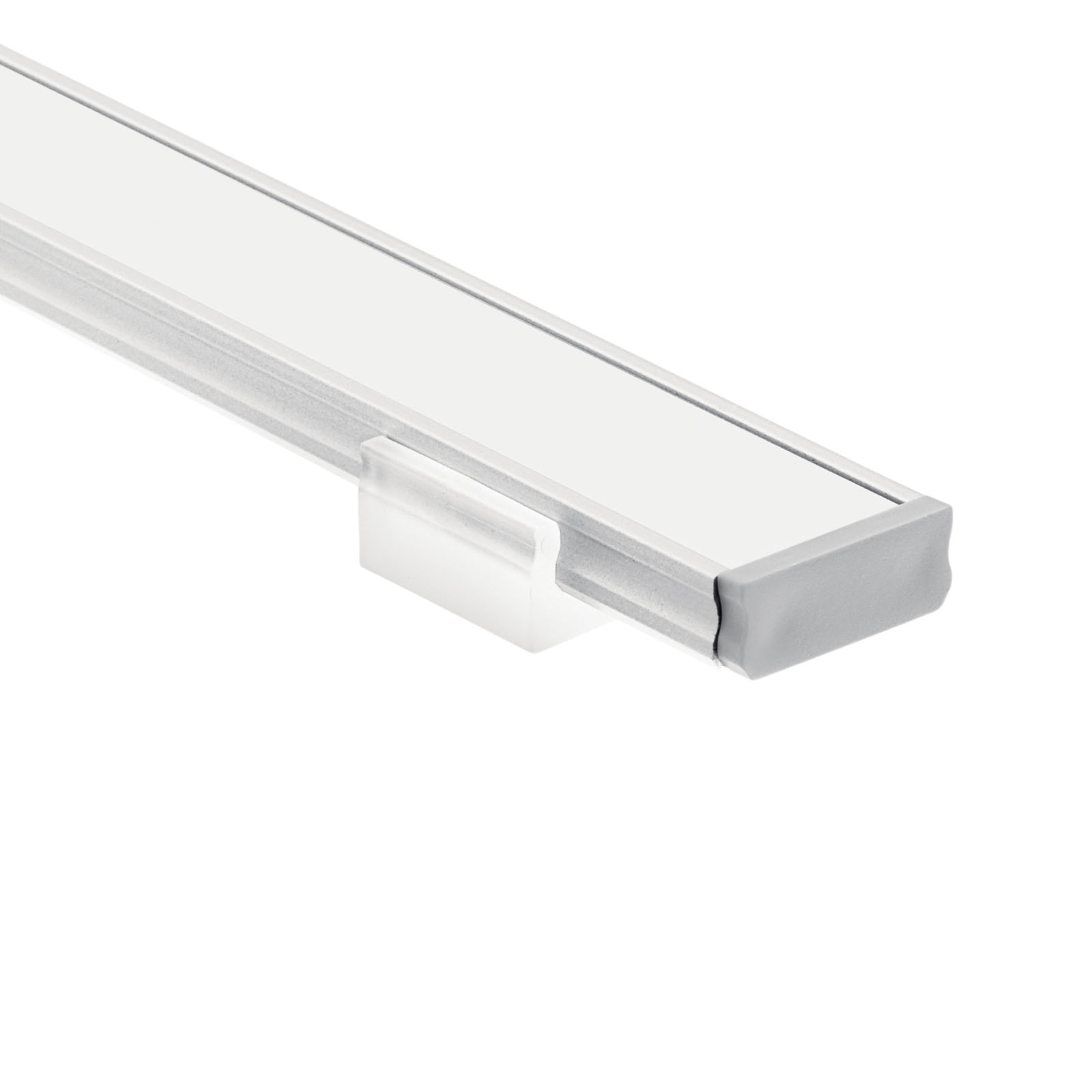 2' Shallow Well Surface Channel Silver | Kichler Lighting