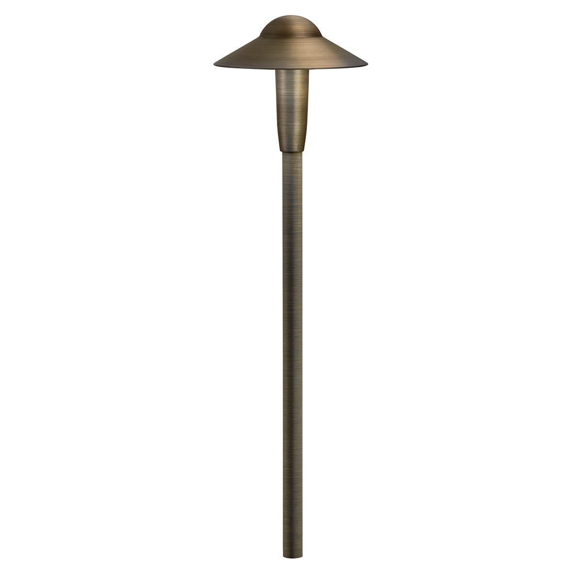 12V LED 2700K 6" Dome Path Light Brass | Kichler Lighting