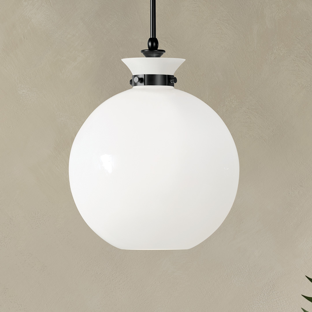Laria 15 inch 1 Light Pendant in Black | Kichler Lighting