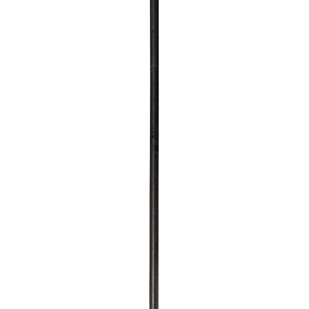 12" Stem in an Anvil Iron finish | Kichler Lighting