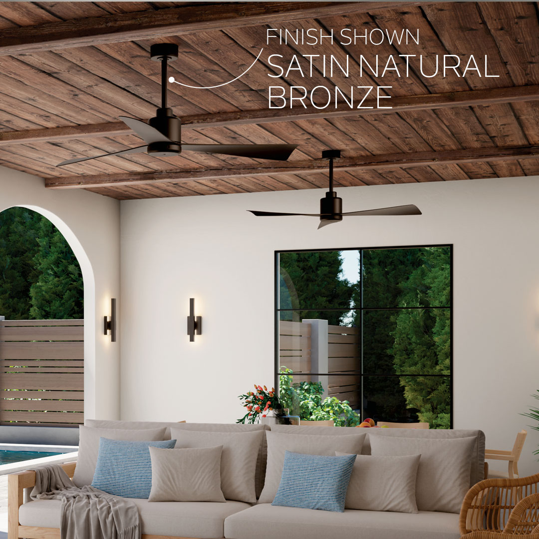 52 True Ceiling Fan in Brushed Stainless Steel | Kichler Lighting