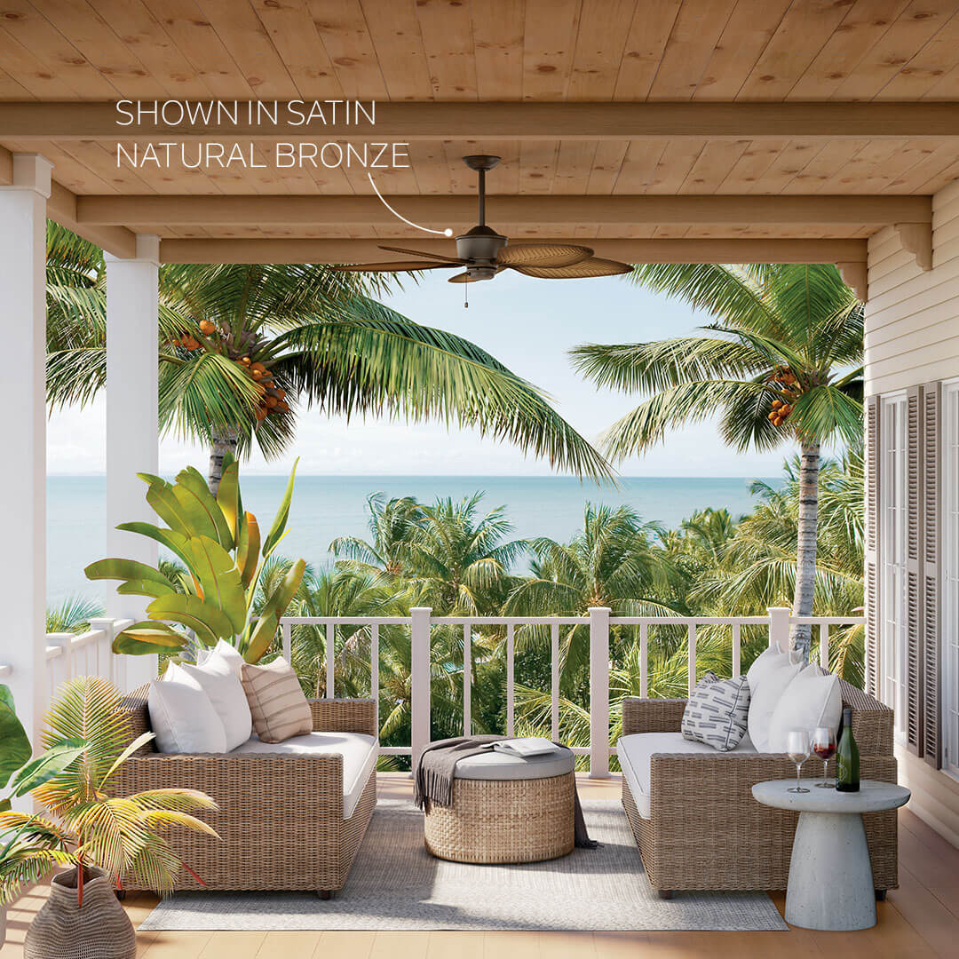 56" Nani Weather+™ Ceiling Fan in Matte White | Kichler Lighting