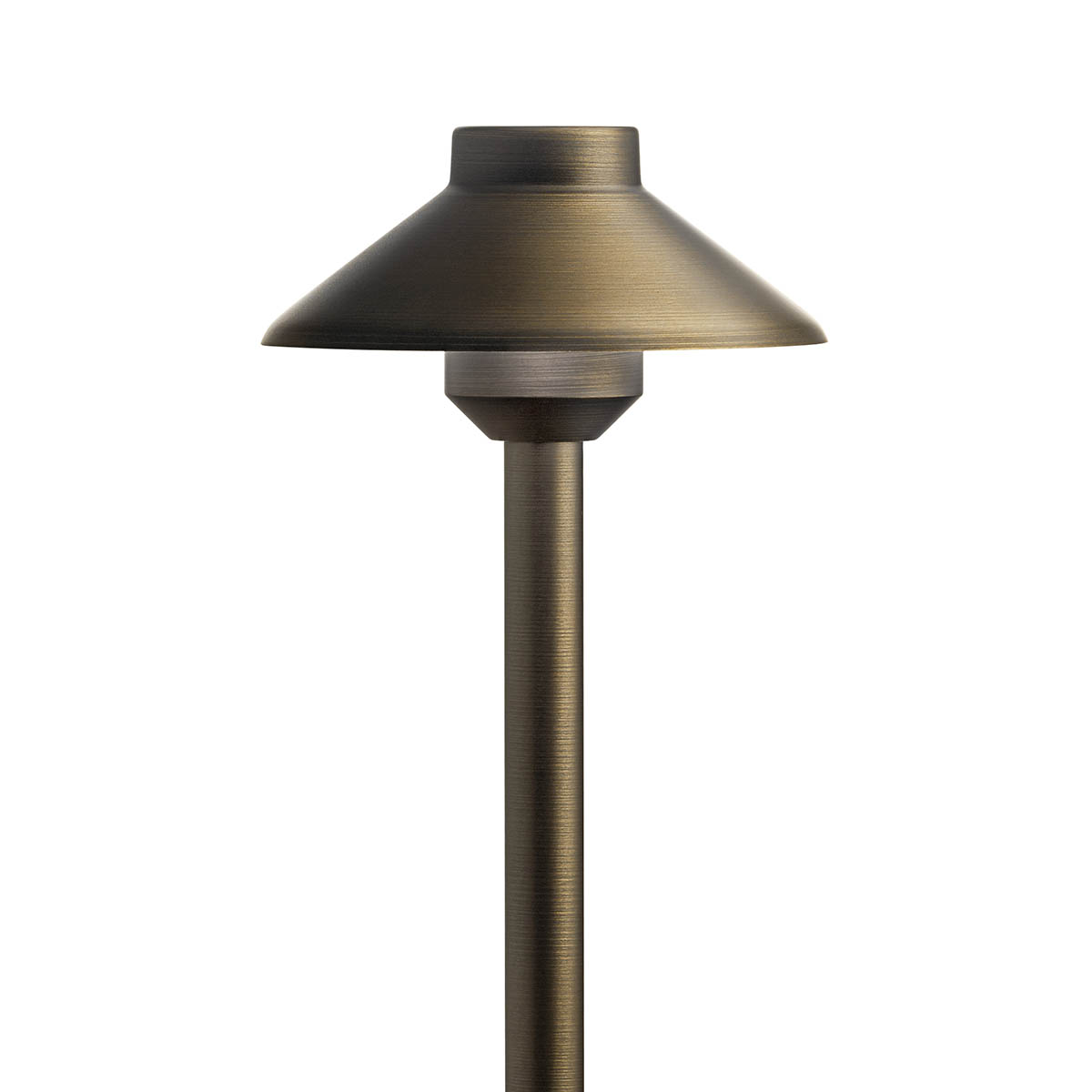 Short Stepped Dome 3000K Path Light Brass | Kichler Lighting