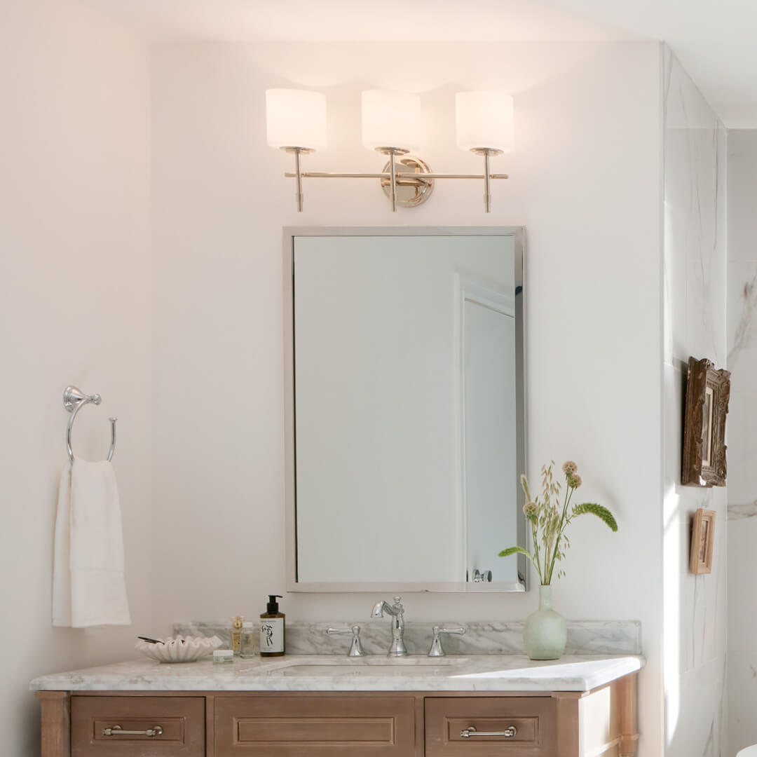 Ali 11.5" Polished Nickel Vanity Light | Kichler Lighting