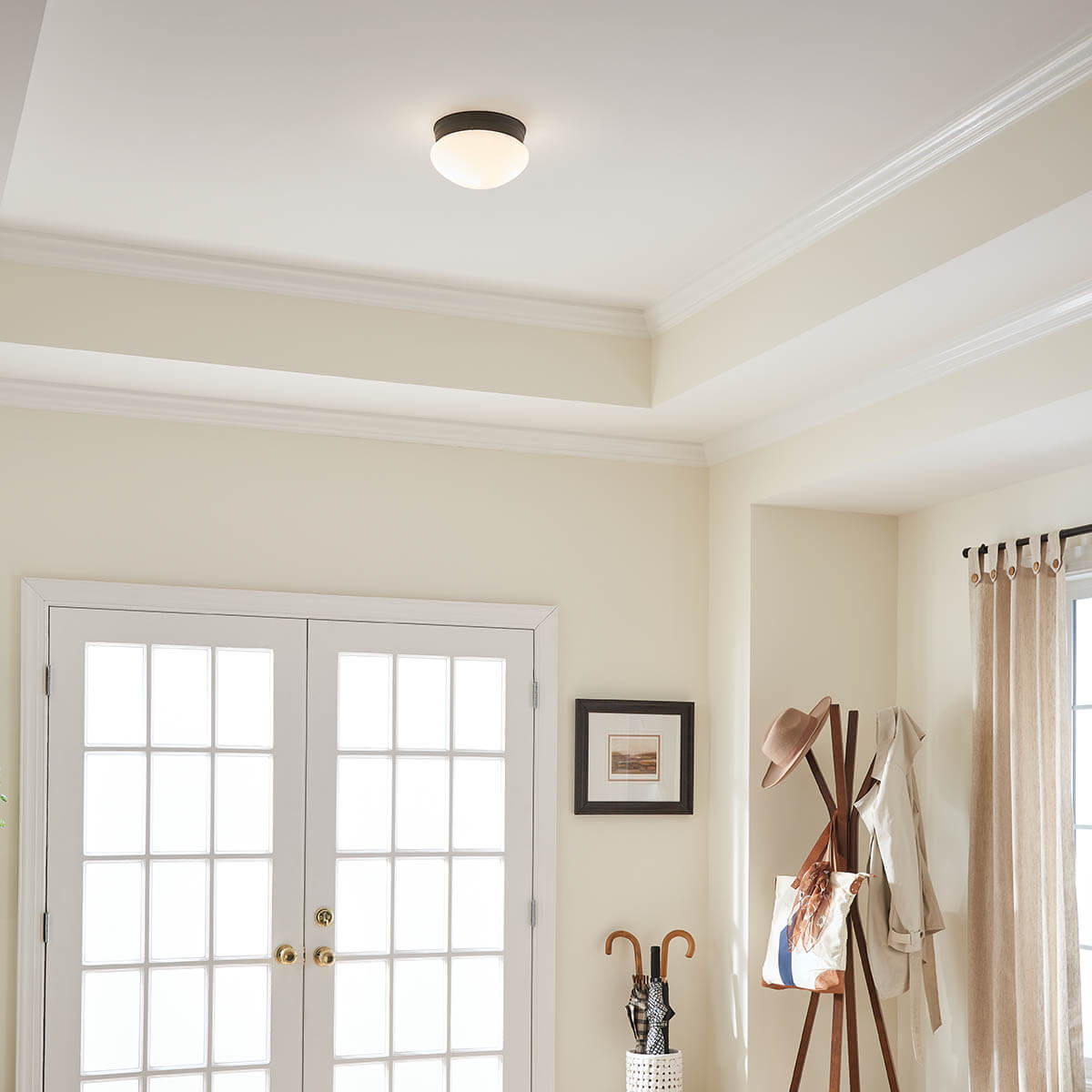 Ceiling Space 2 Light Flush Mount Bronze | Kichler Lighting