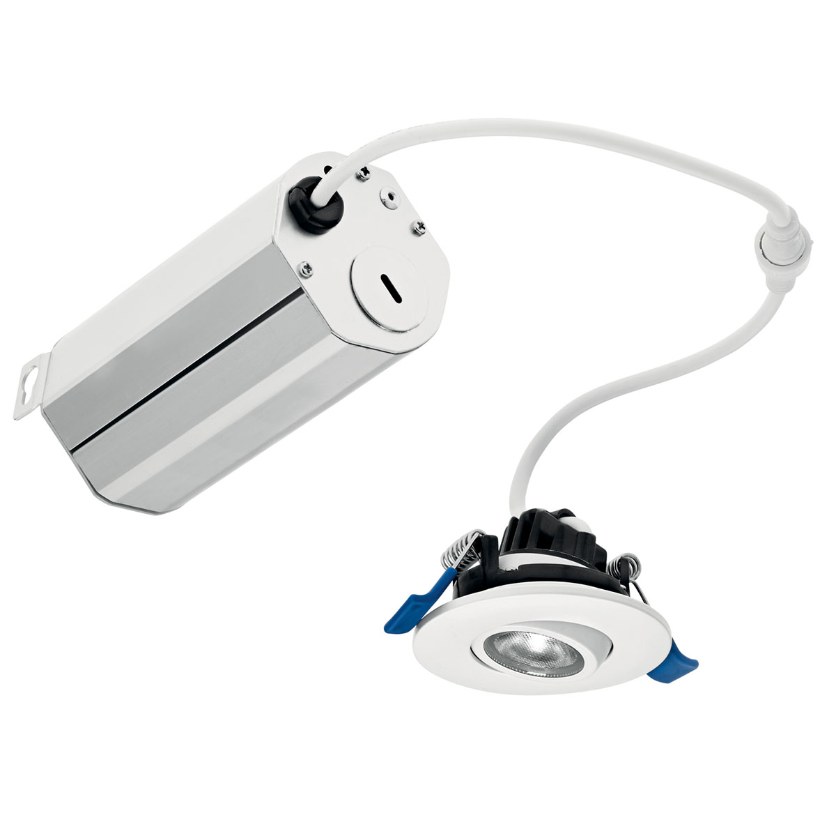 2" Round Mini Gimbal 3000K LED White | Kichler Lighting