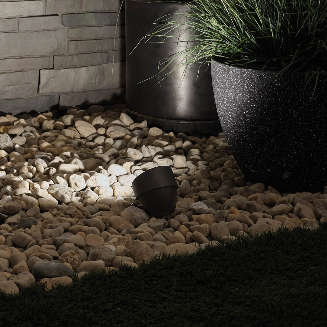 12V Adjustable Drop-In LED Flood Kit Black | Kichler Lighting