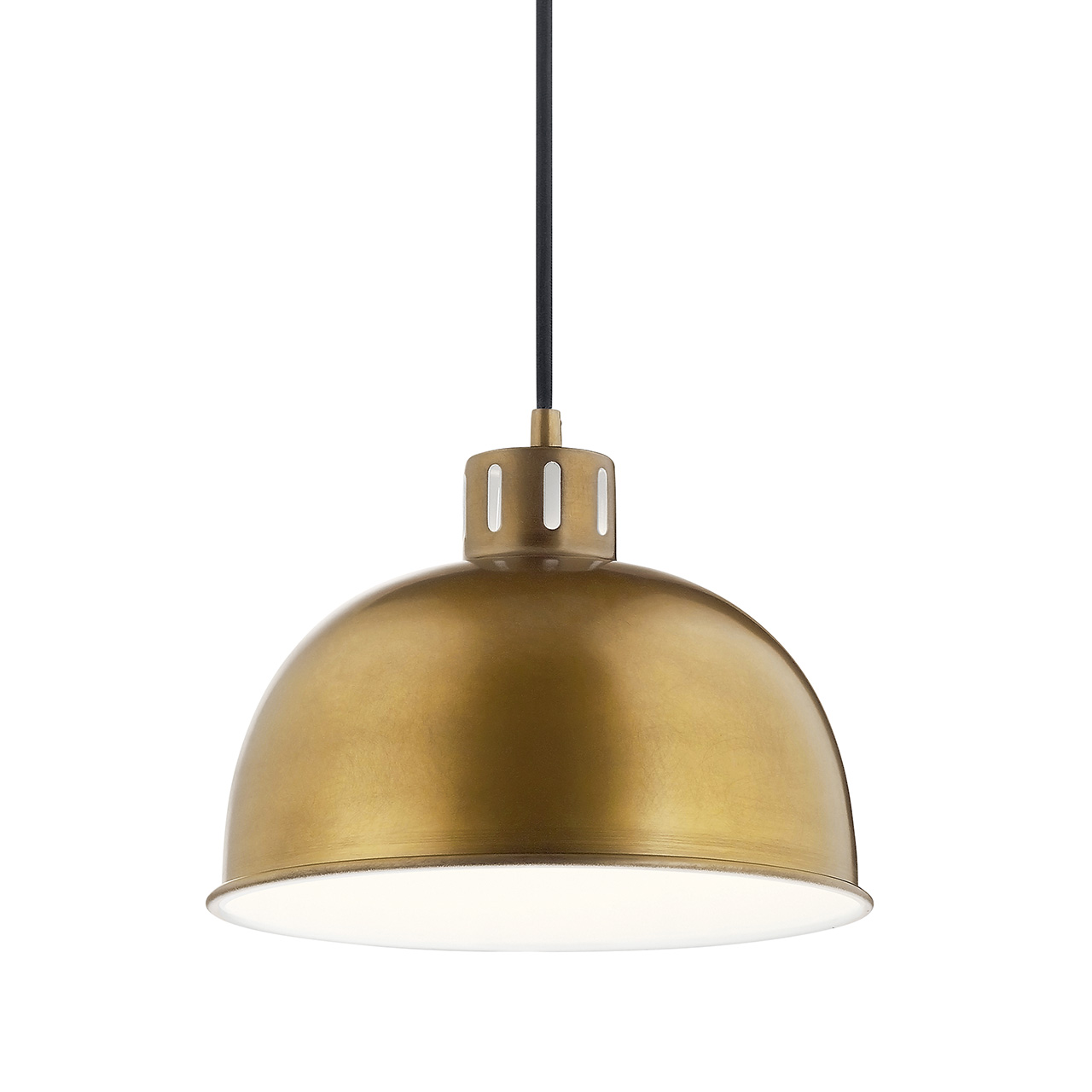 Zailey 9" 1 Light Pendant in Brass | Kichler Lighting