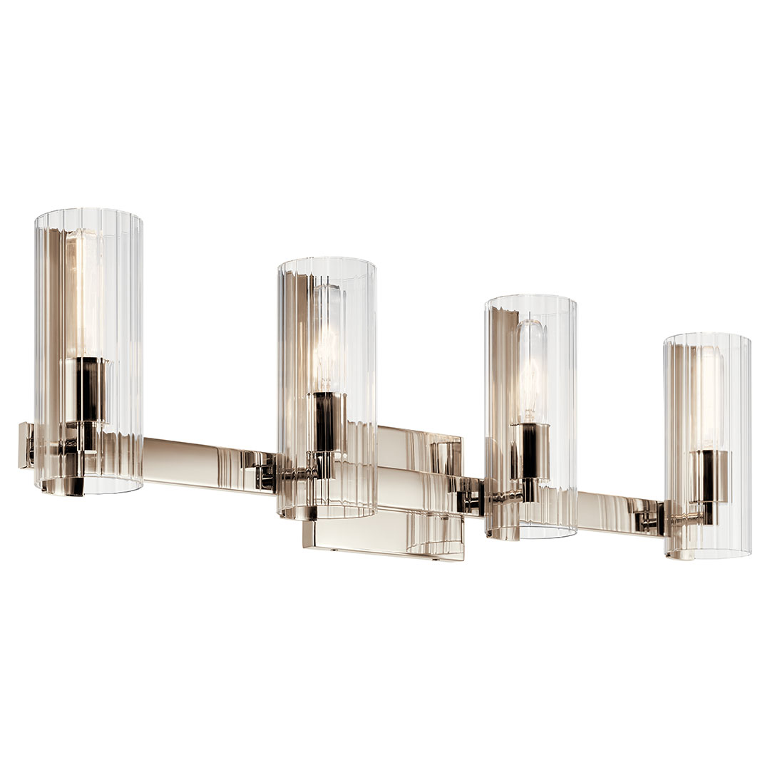Jemsa 32" Vanity Light in Polished Nickel | Kichler Lighting