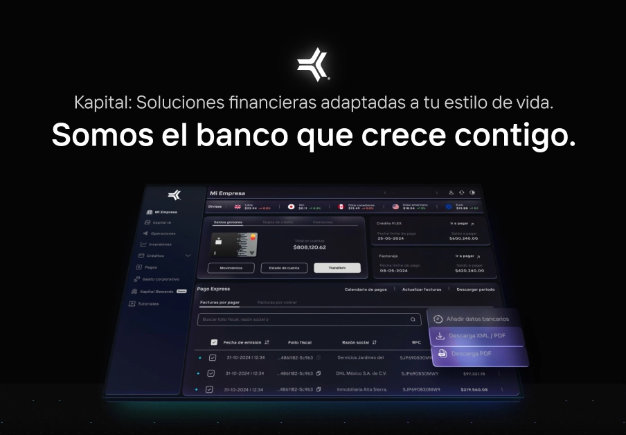 Kapital Bank: Soluciones financieras para empresas y personas | México
