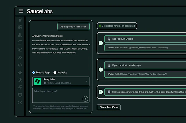 Test Automation Tools | Sauce Labs Demos