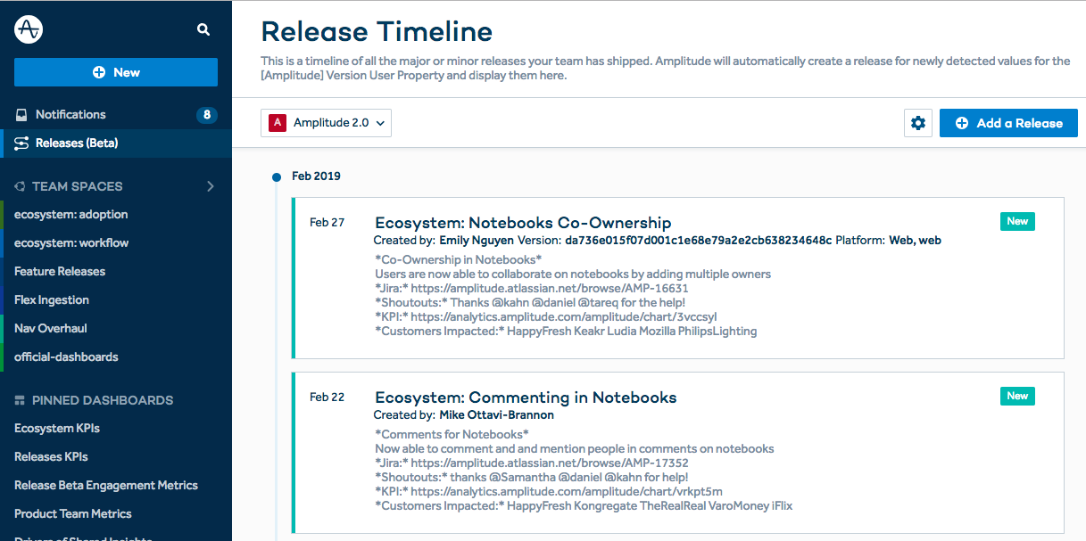 Release Notes: April 2019