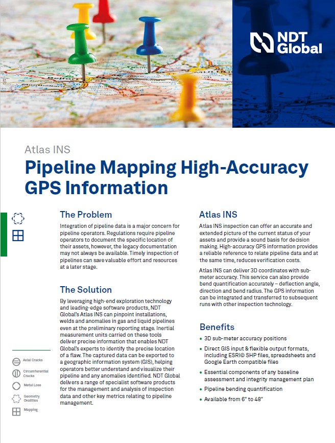 Pipeline Mapping High-accuracy GPS Information Flyer | NDT Global