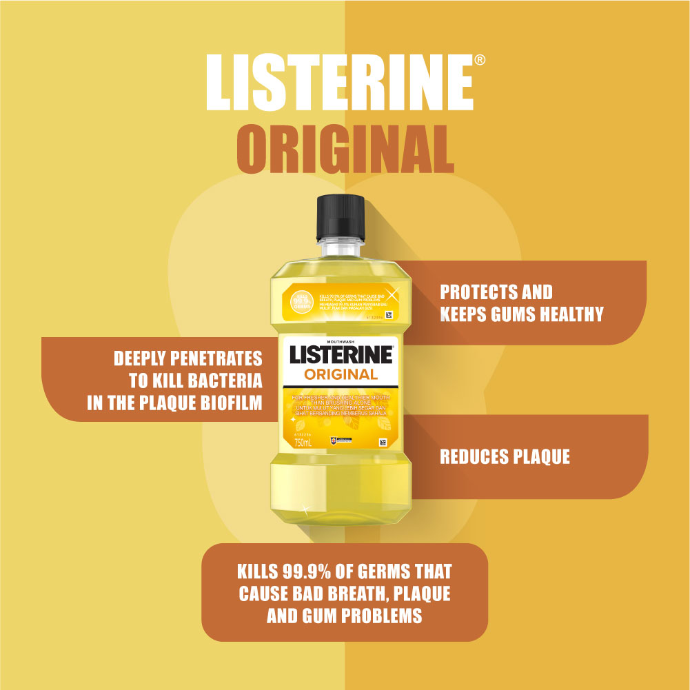 LISTERINE® ORIGINAL | LISTERINE® Antiseptic Mouthwash, Rinse & Oral ...