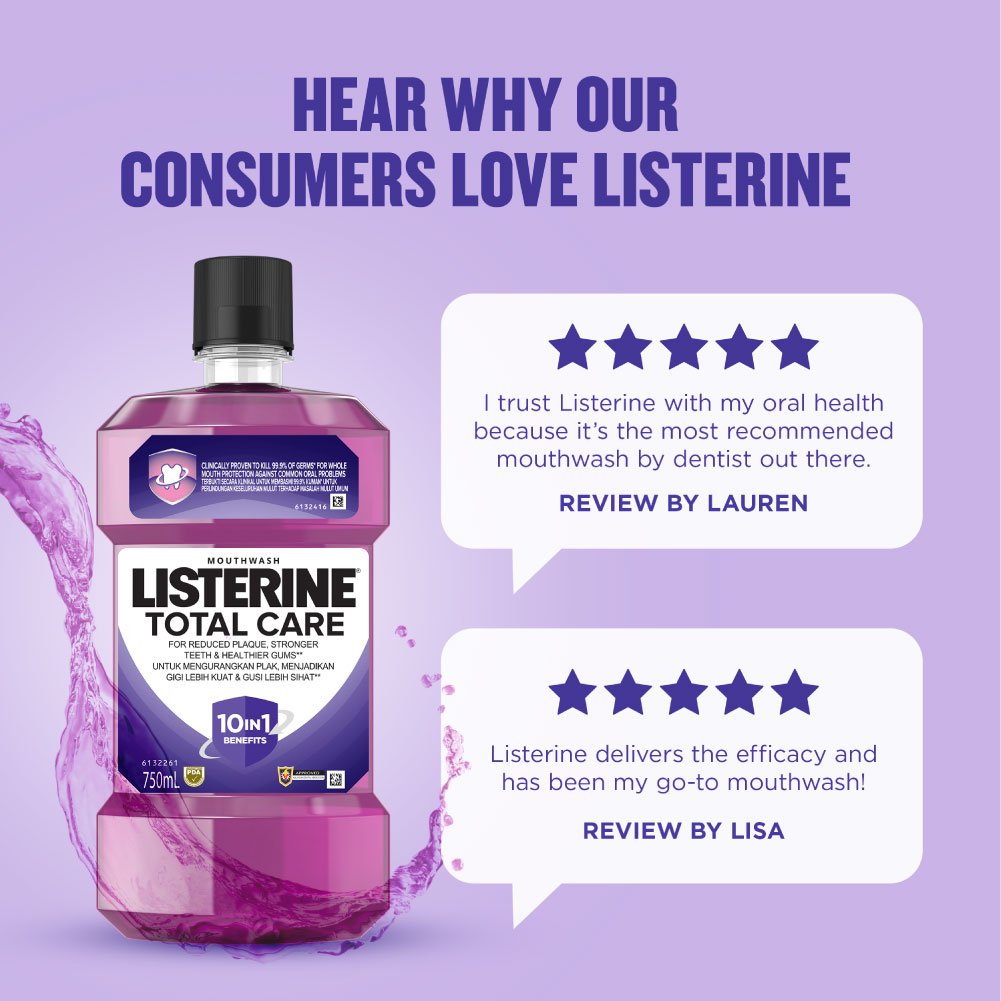 LISTERINE® TOTAL CARE | LISTERINE® Antiseptic Mouthwash, Rinse & Oral ...