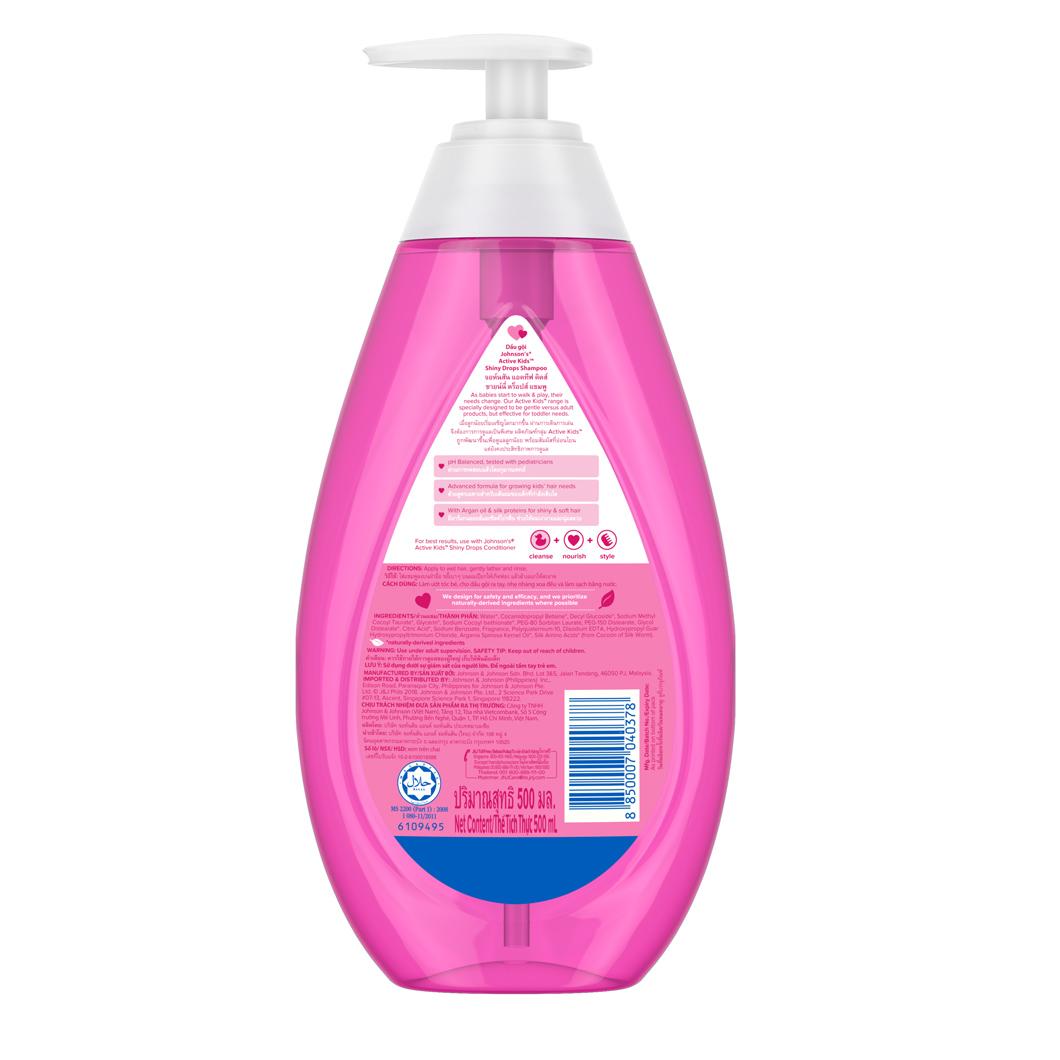 Johnson's® Active Kids™ Shiny Drops Shampoo | JOHNSON’S®