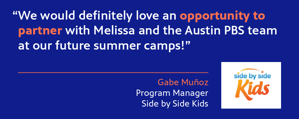 Summer Partner Spotlight: Side by Side Kids