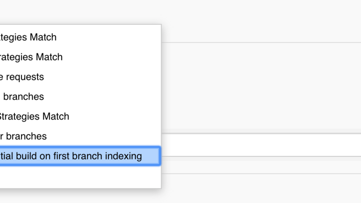Skipping The First Build On First Branch Indexing