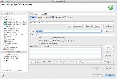 Using Cloudbees Environment Profiles With Maven And Eclipse 