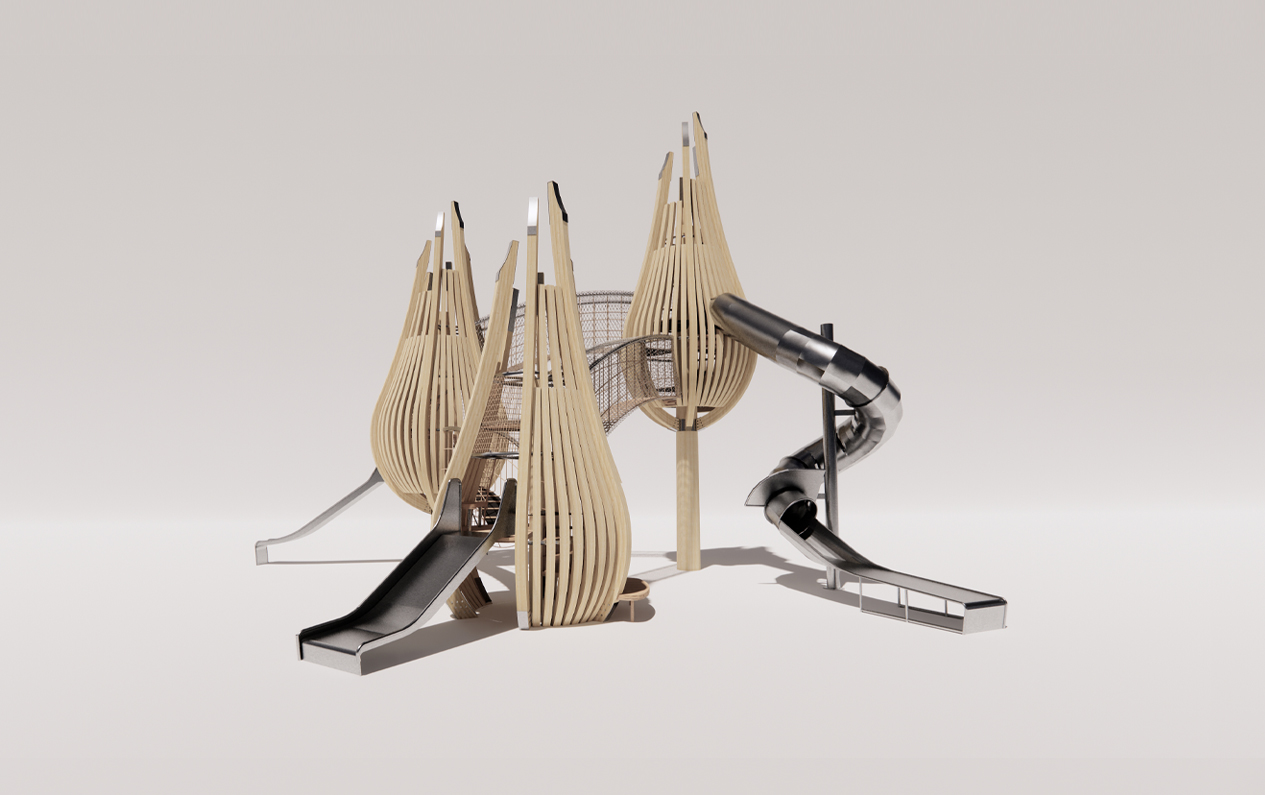 Log Tower 3 | Earthscape Collections