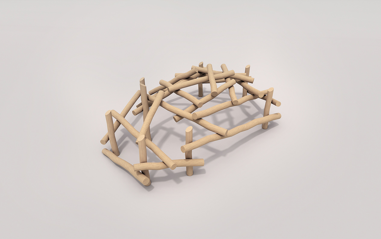 Log Jam Large 16 Posts | Earthscape Collections