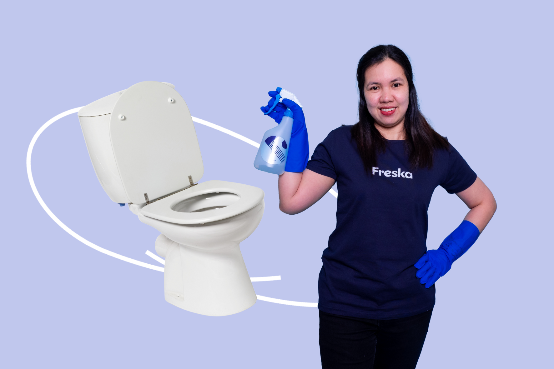 Clean the toilet and bathroom like a pro | Freska