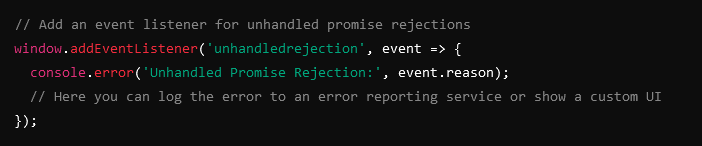 Best Practices for Error Handling in React Applications