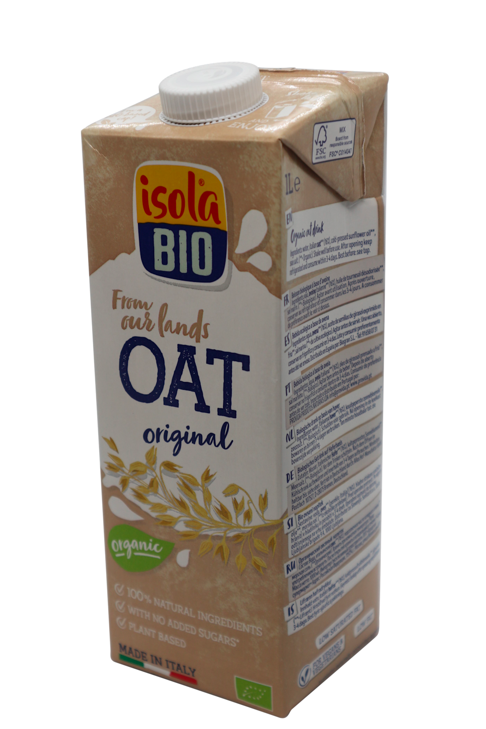 Boisson d'avoine bio 1L | Phytaroma