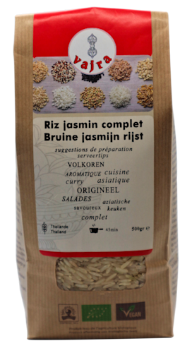 Riz jasmin complet bio 500gr | Phytaroma