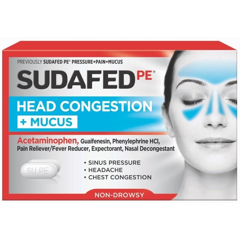 SUDAFED PE® Head Congestion & Mucus Relief Medicine | SUDAFED®