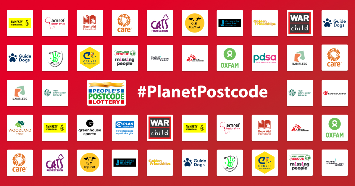 Planet Postcode | People's Postcode Lottery