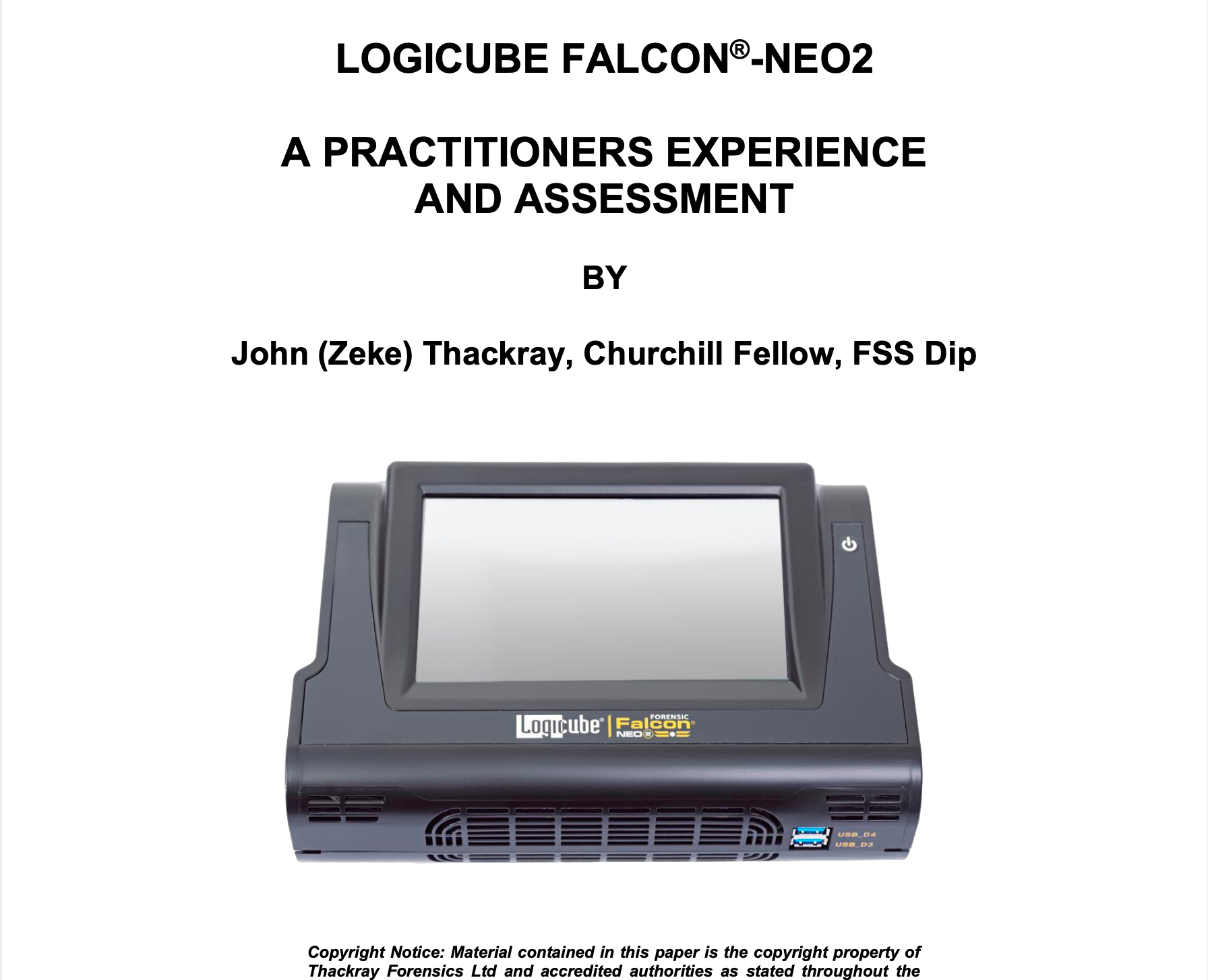 Falcon Neo2 Review by John (Zeke) Thackray | Fulcrum Management