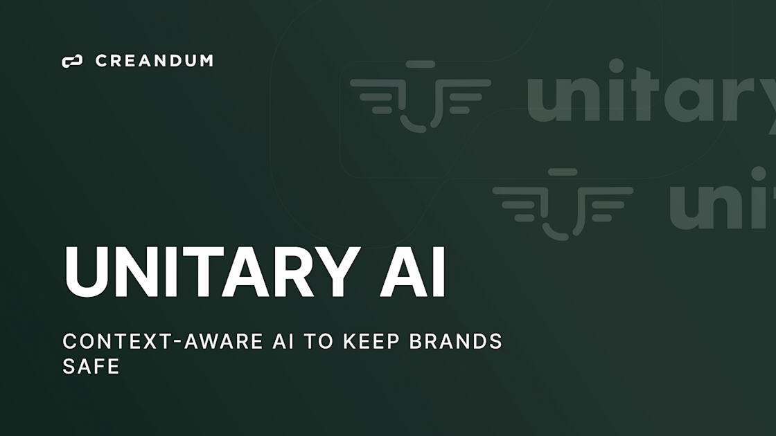 Welcome, Unitary AI