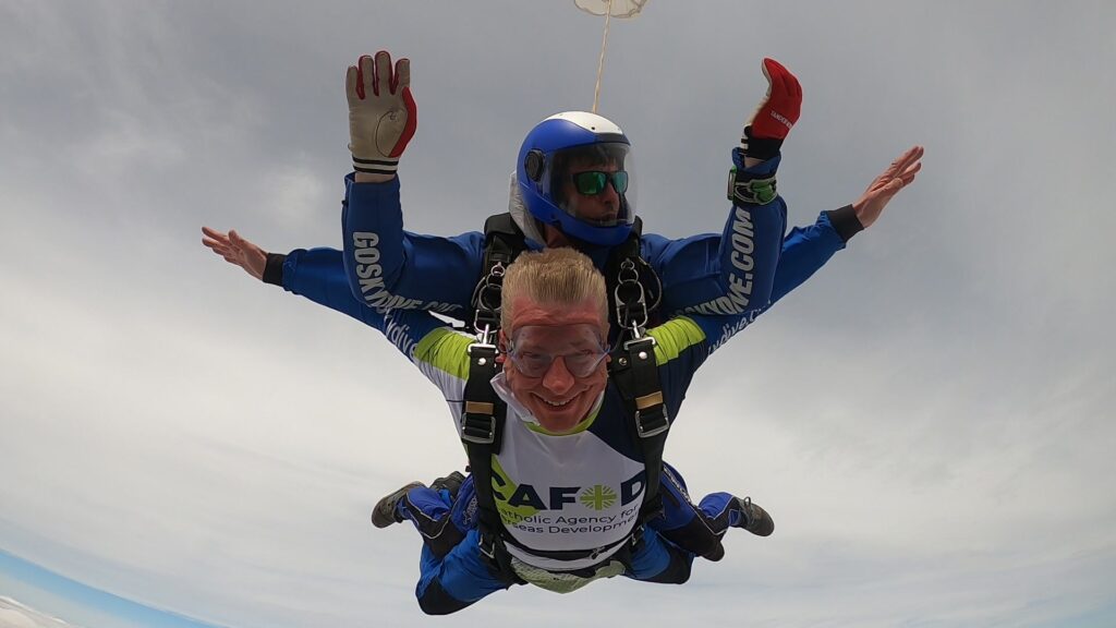 Sky high for humanity: One CAFOD supporter’s soaring adventure