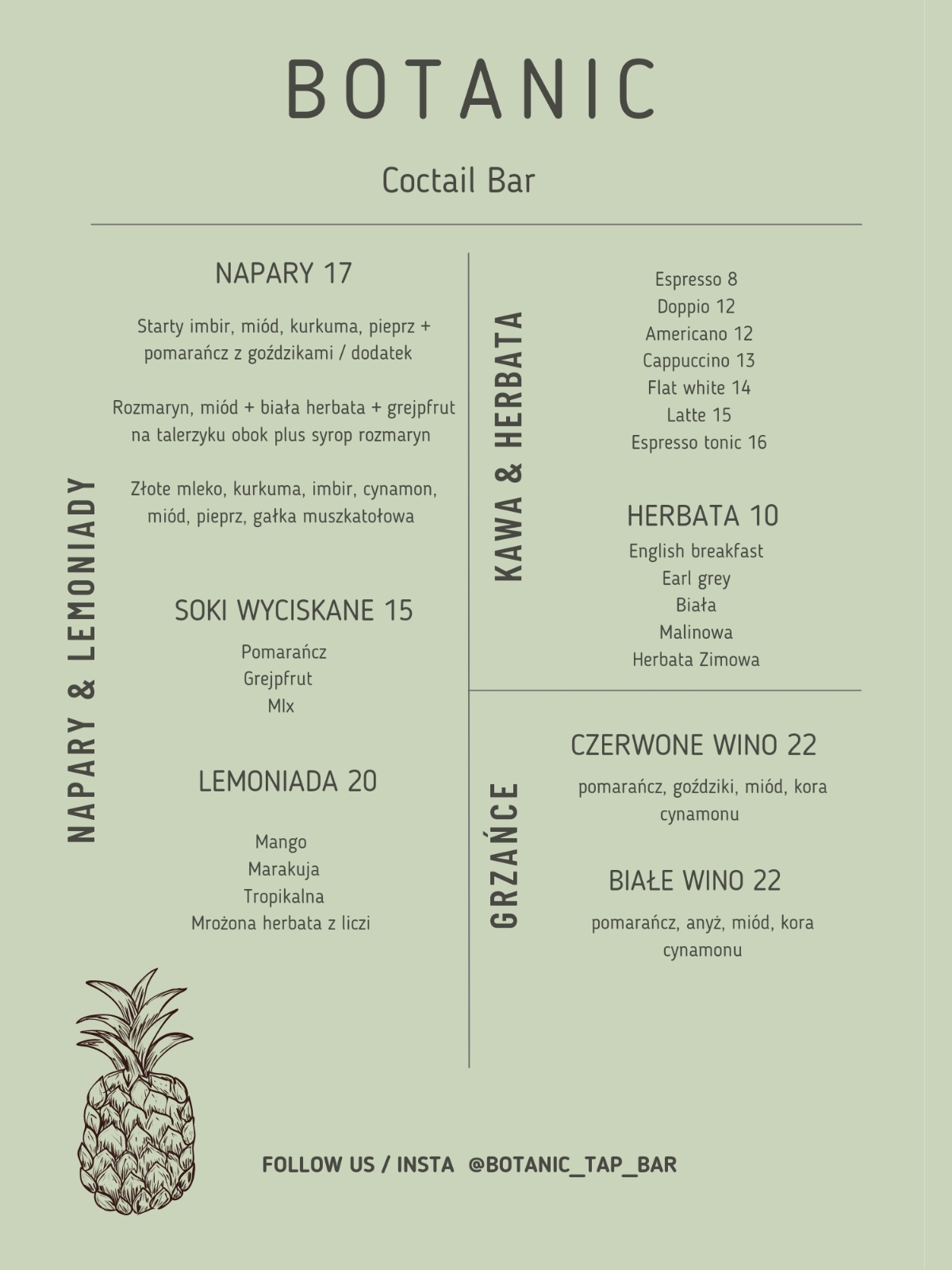 Botanic Bar | Wola Park | Wola Park