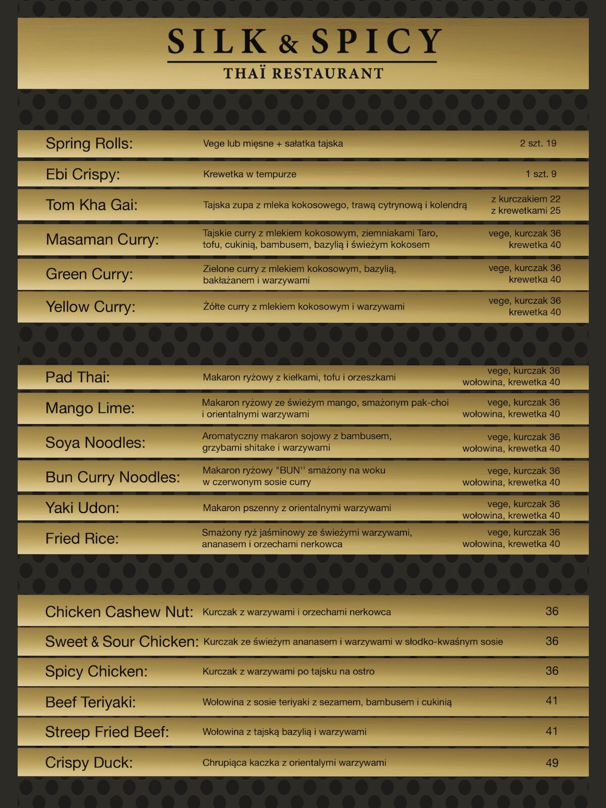 Silk&Spicy | Wola Park | Wola Park