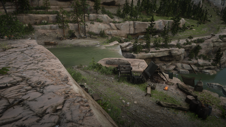 Hanging Dog Ranch Location - Online Hideout - Red Dead Redemption 2 Map ...