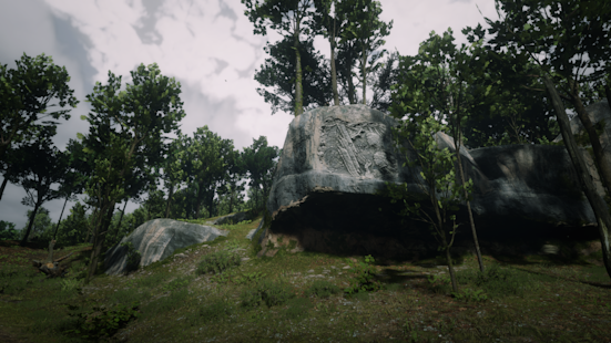 Mount Hagen Location - Rock Carving - Red Dead Redemption 2 Map ...